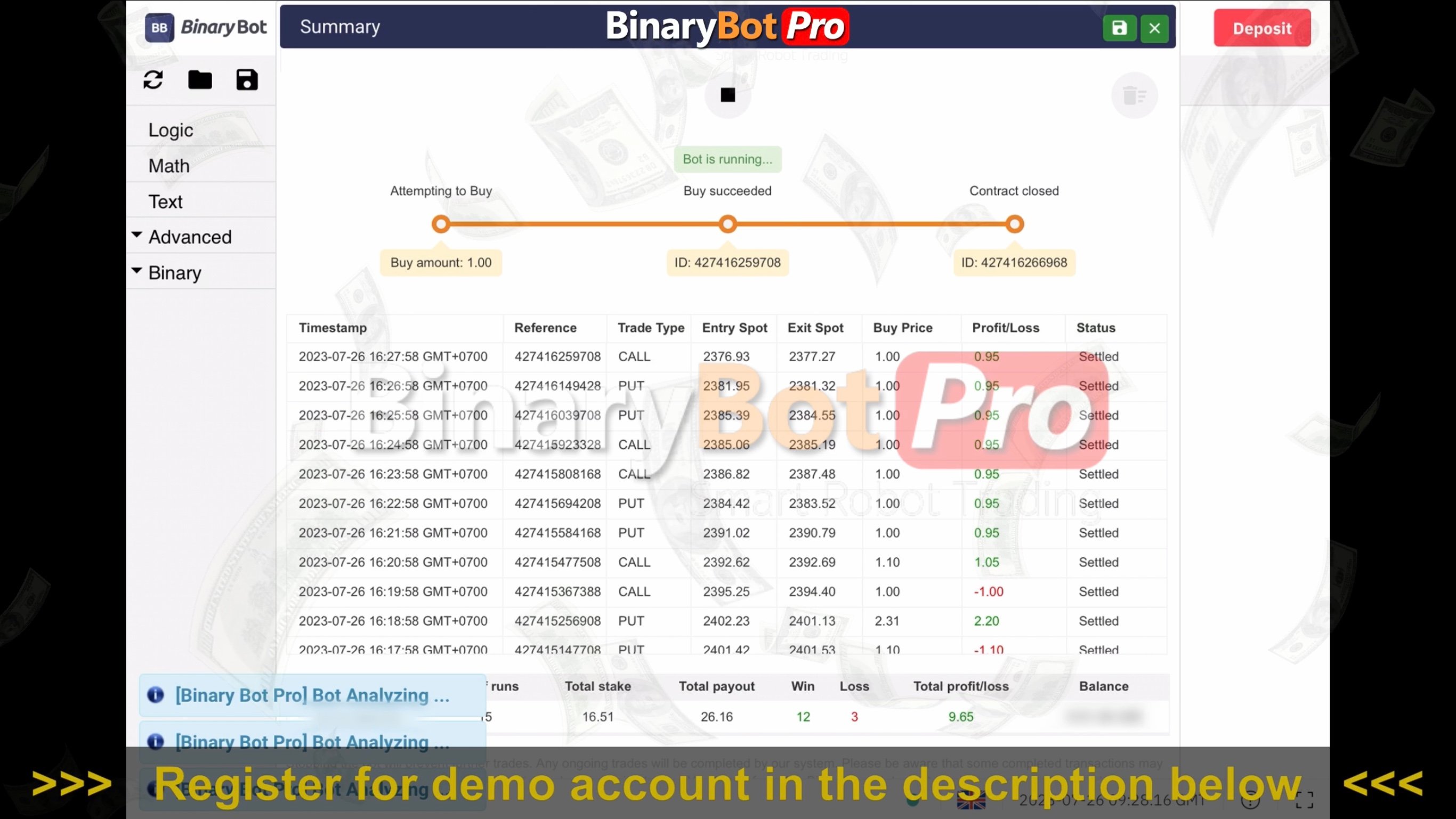 [Binary Bot Pro] RF Coming Back (26-Jul-2023) - Payhip