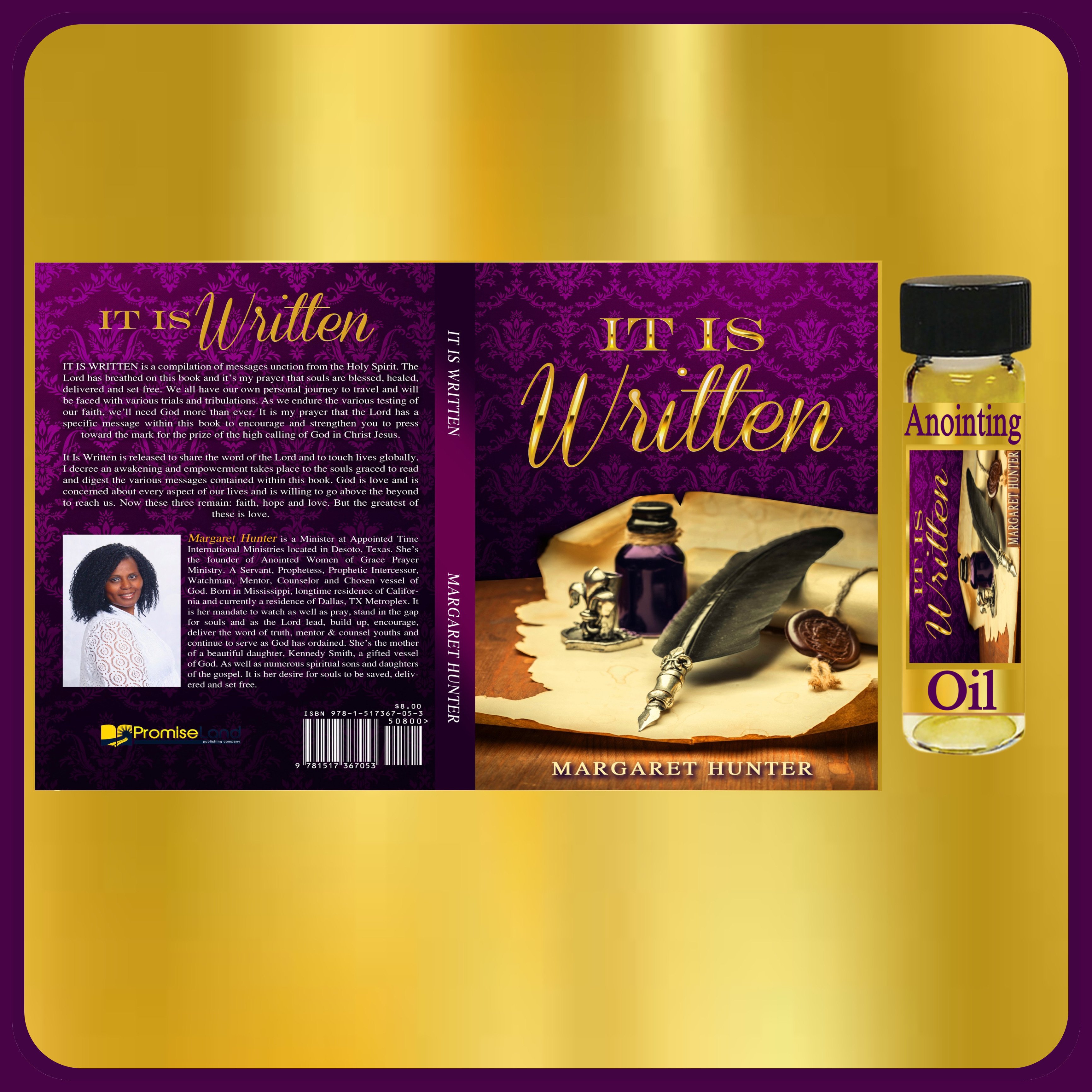 It Is Written Book & Anointing Oil - Payhip