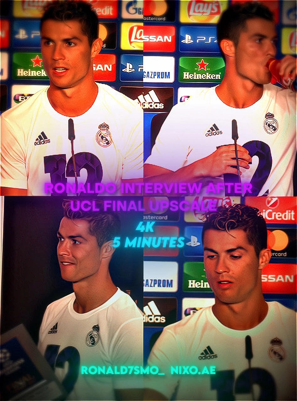 Ronaldo interview after UCL final 4k upscaled - Payhip