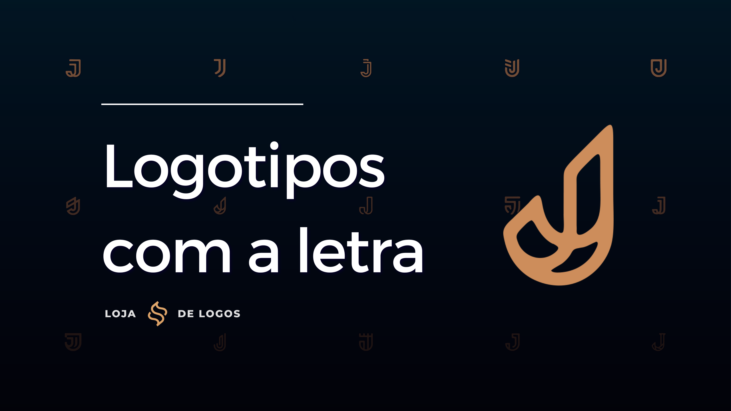 Loja de Logos - Logotipos editáveis no Photoshop - - Letra J