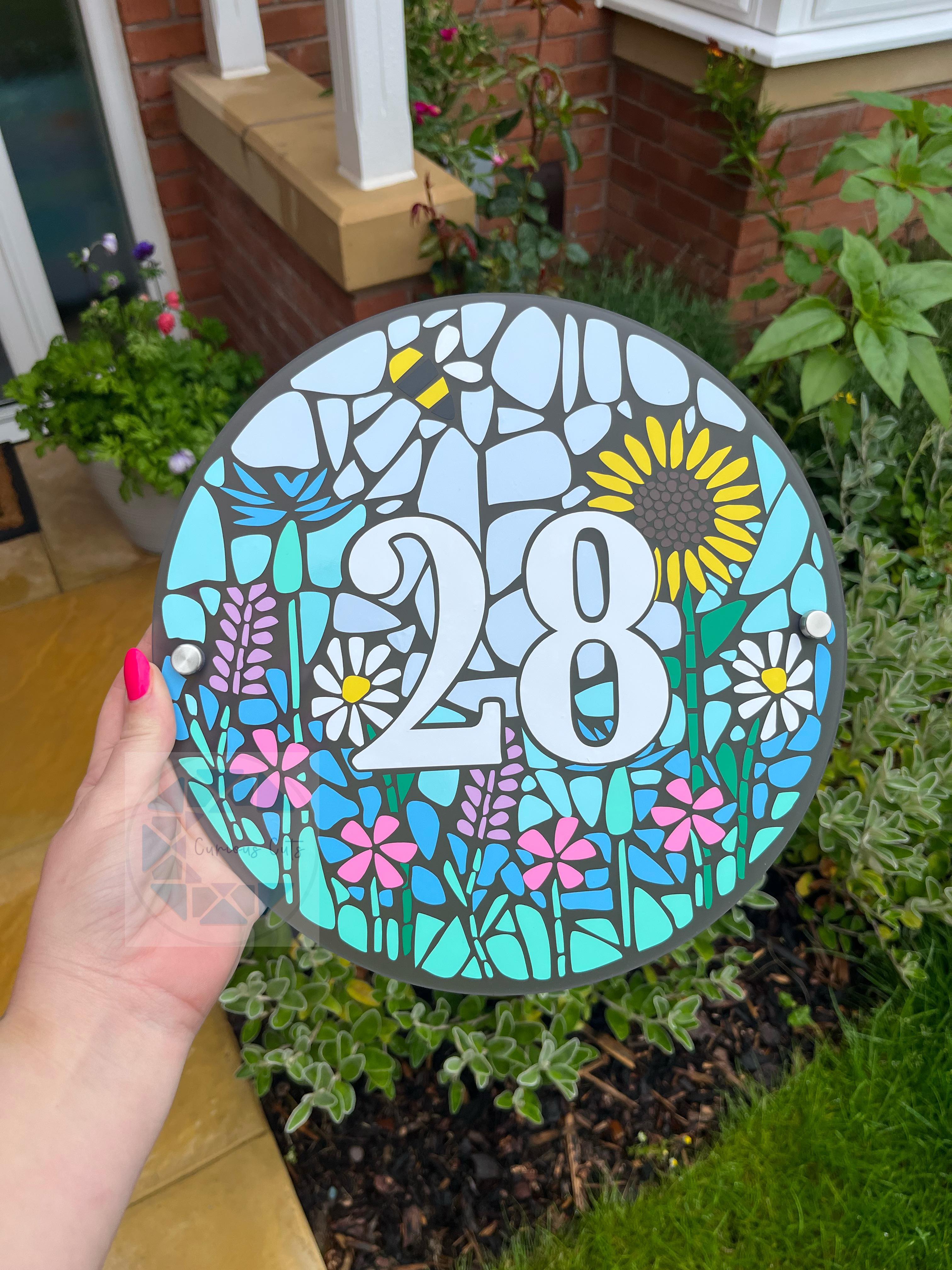 Sunflower Meadow Mosaic circle - Payhip