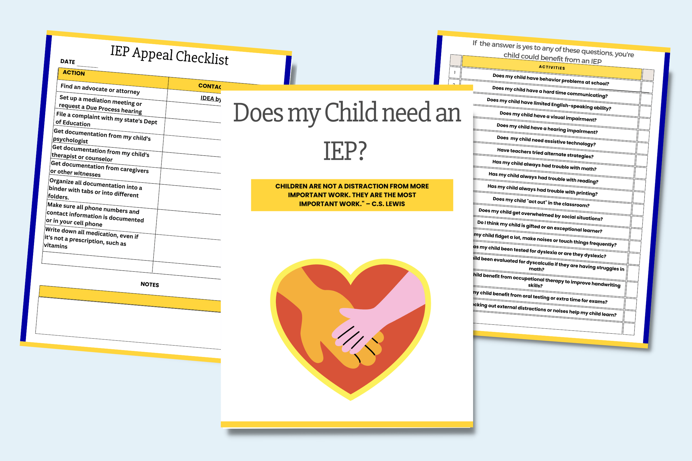 Does My Child Need an IEP- Questions and the Denied IEP Action ...