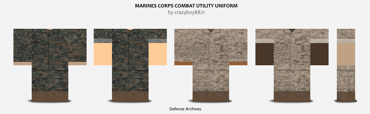 United States Marines Utilities Uniforms Pack - Payhip
