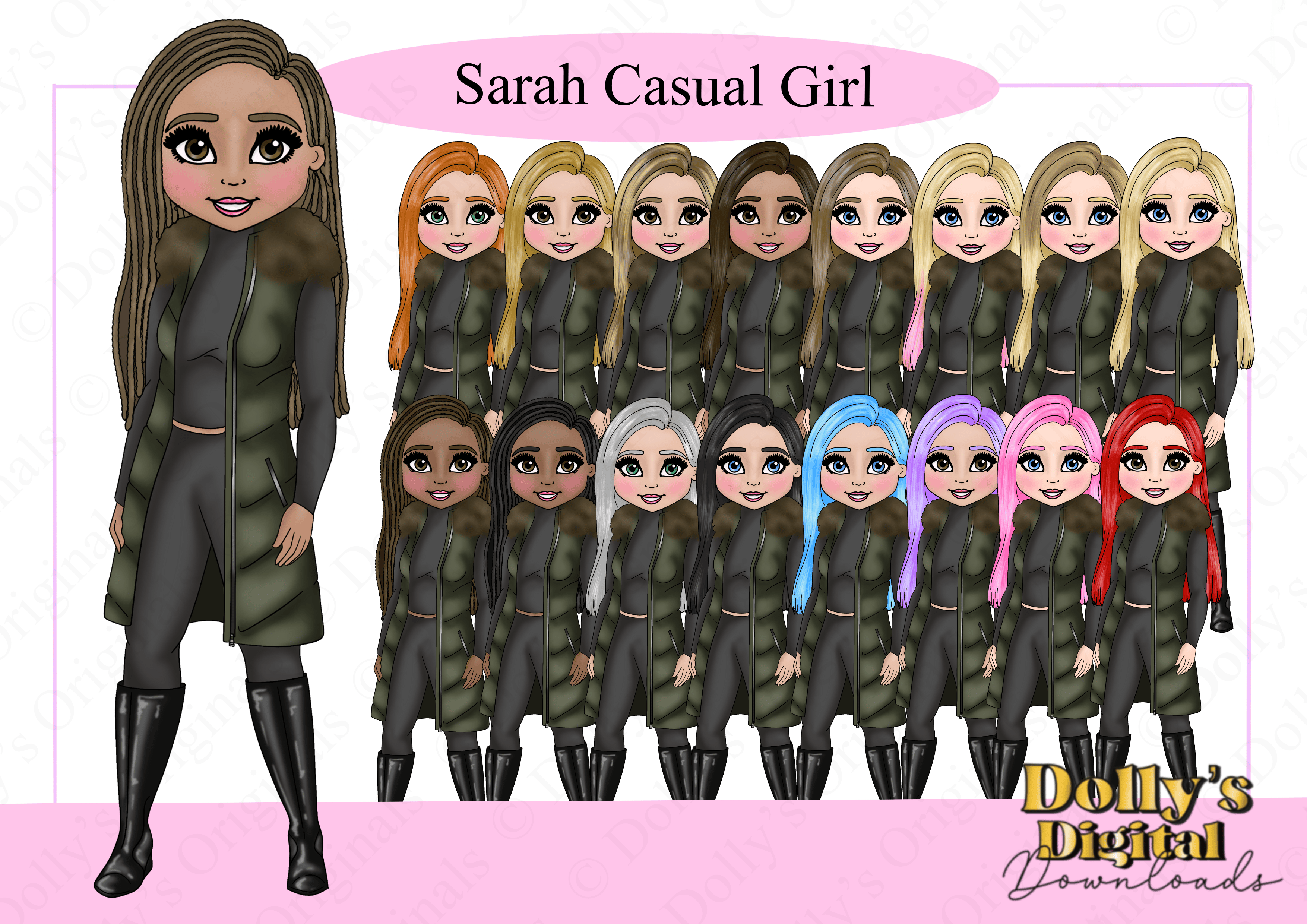 Sarah Casual Doll Character Bundle - Payhip