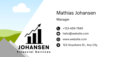 Customizable Minimalist bar chart graphic Email Signature Template for ...