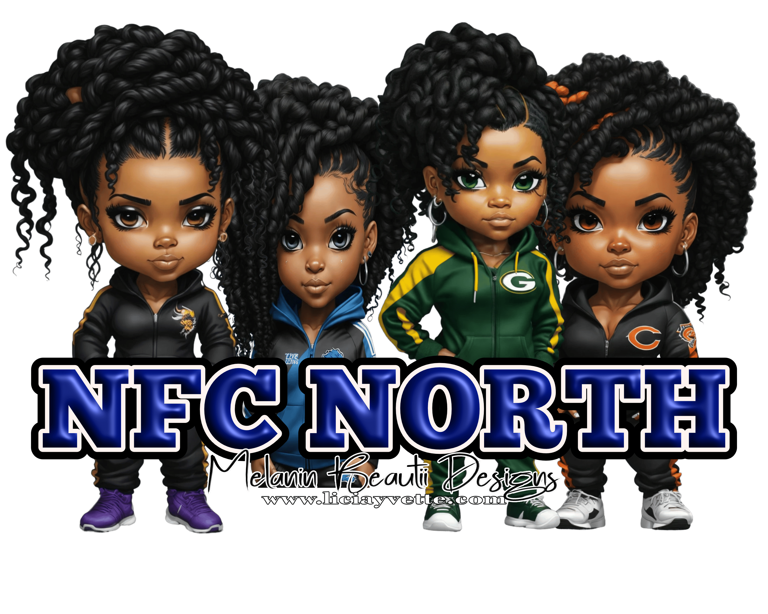 CHIBI NFC NORTH NFL INSPIRED DOLLS - Payhip