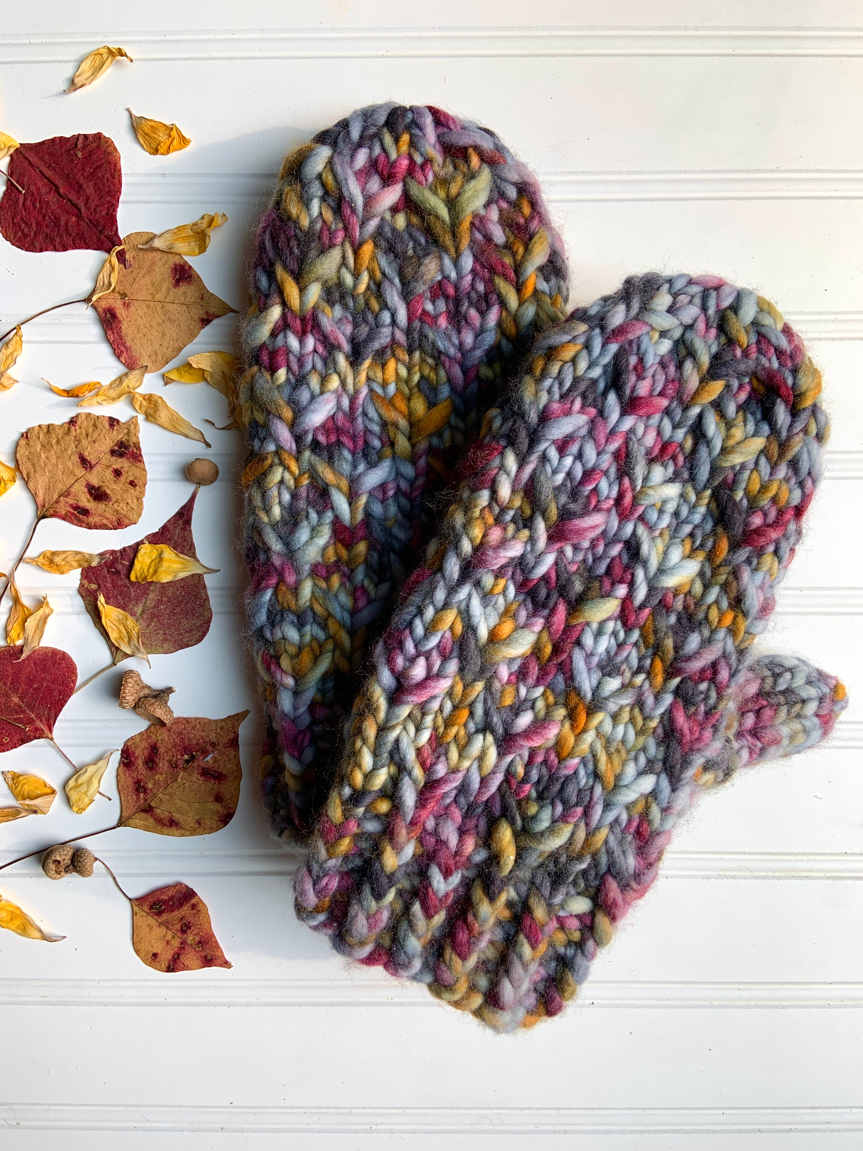 Rosewood Mitts (super bulky only) - Payhip
