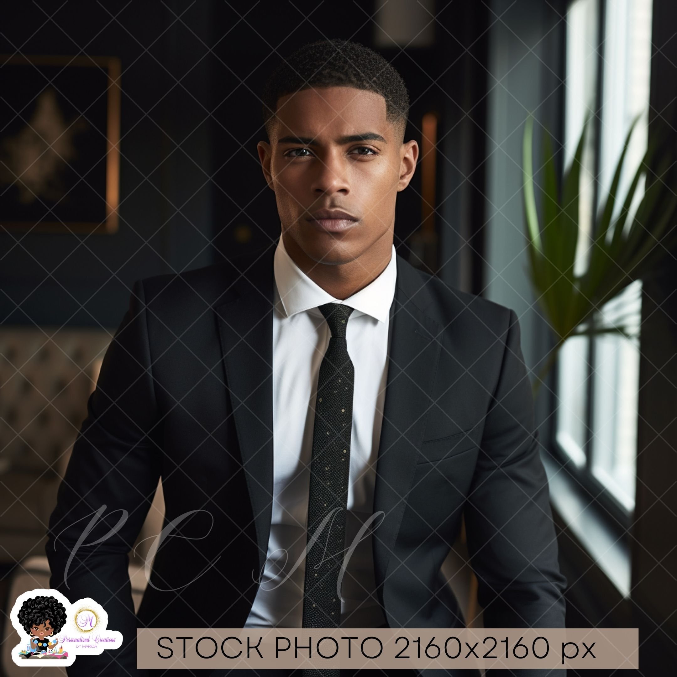 AI Male Melanated Stock Photography l Melanin Stock Photos l Hair Stock ...