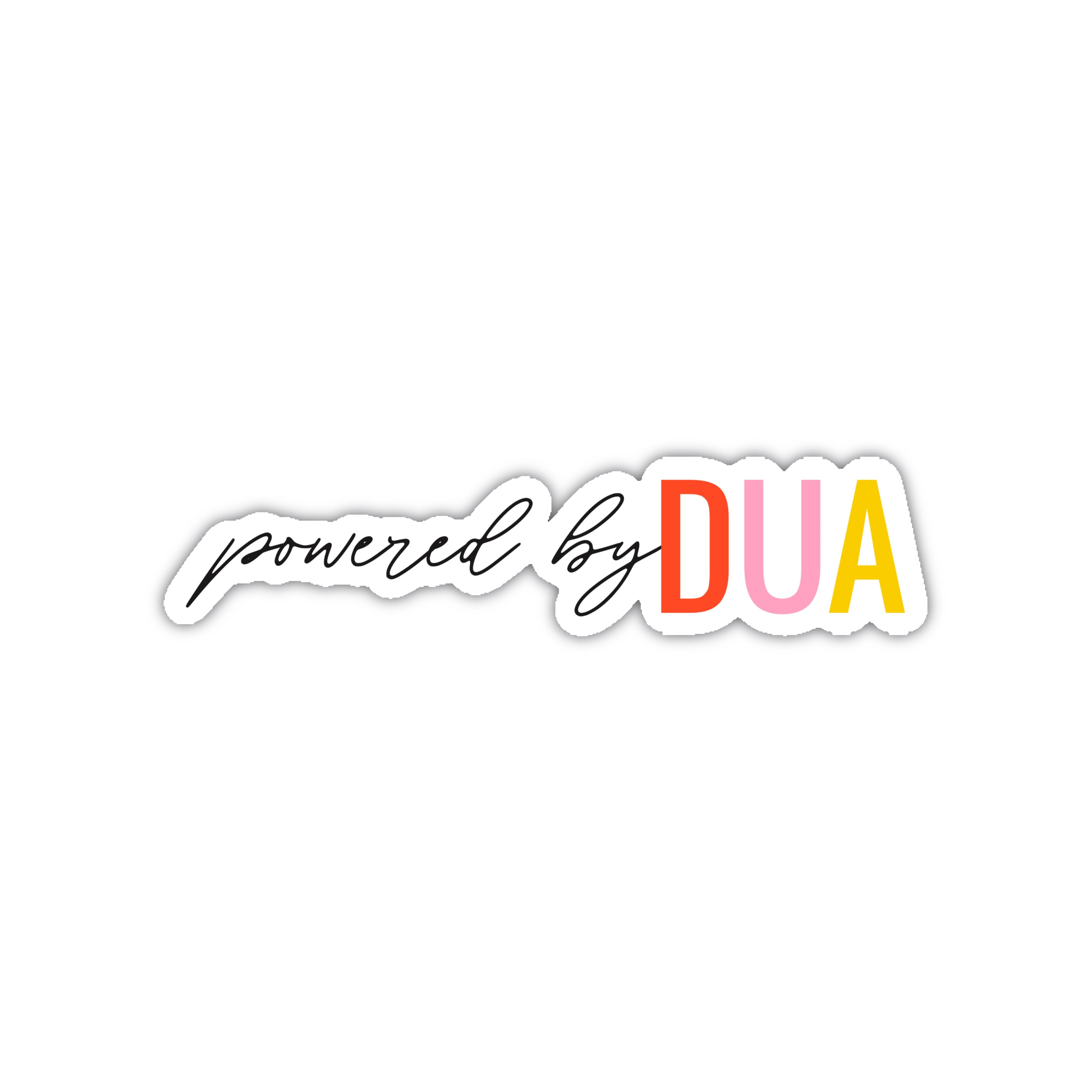 The Powered by Dua Sticker - Payhip