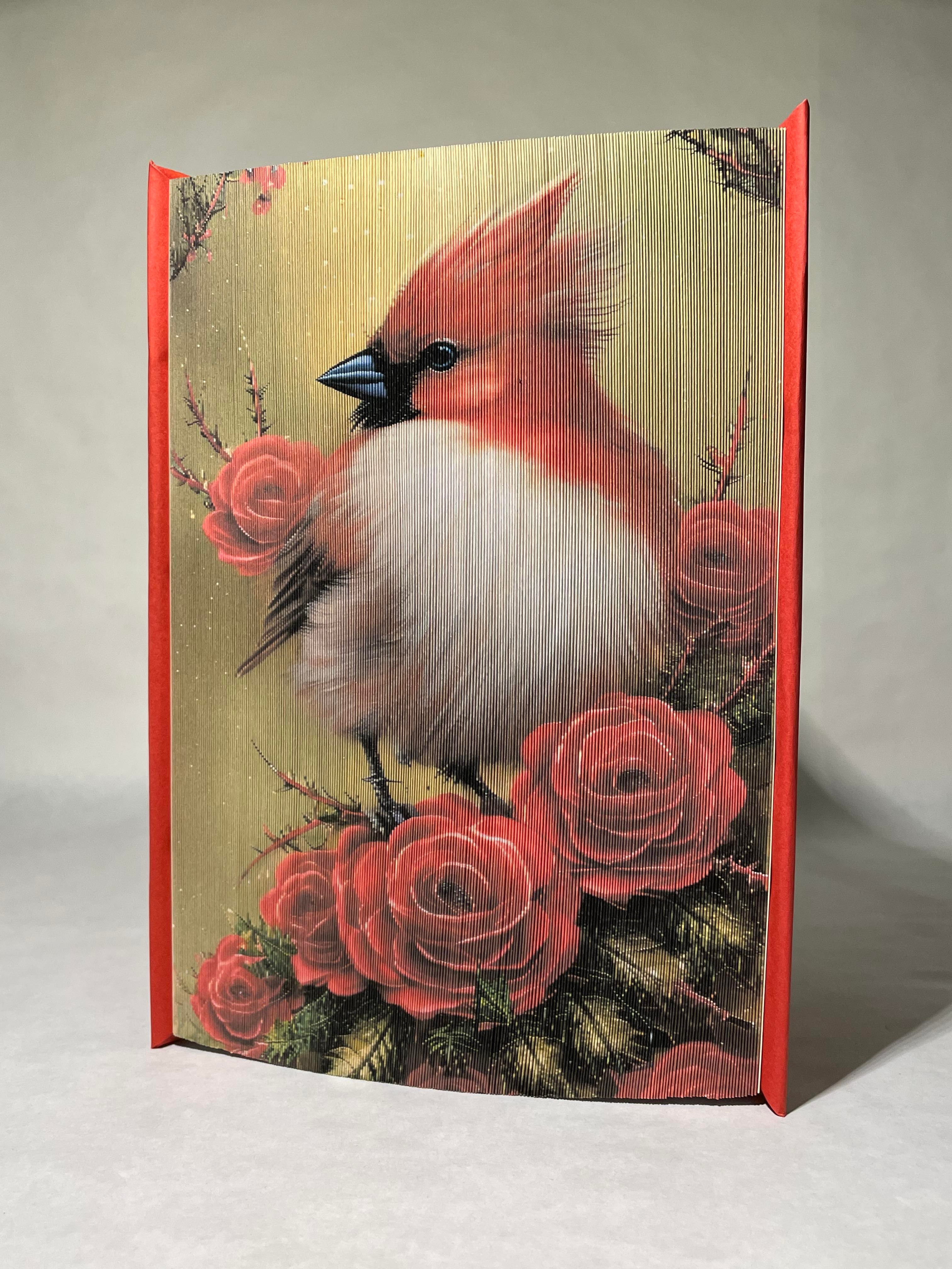 Cardinal with Red Roses - Fore-edge - 21cm - 473 Pages - Payhip
