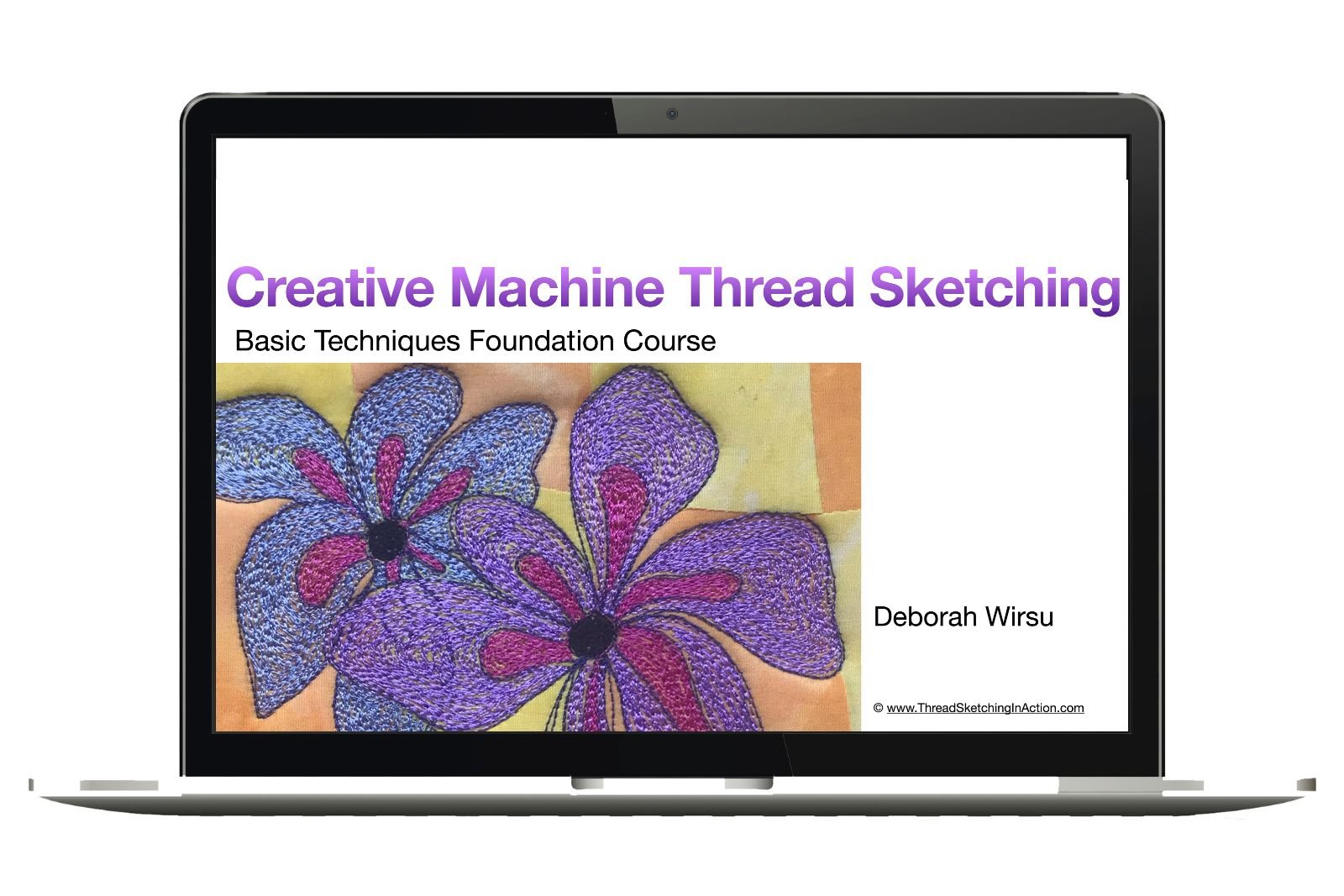 Creative Machine Thread Sketching: Basic Techniques Foundation Course - Payhip