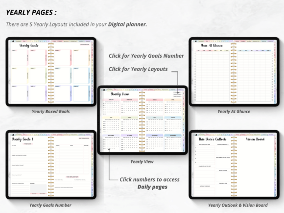 ALL in ONE DIGITAL PLANNER BUNDLE 2024 iPad,Tablet,Paper - Payhip