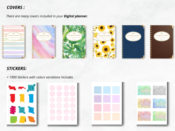 ALL in ONE DIGITAL PLANNER BUNDLE 2024 iPad,Tablet,Paper - Payhip
