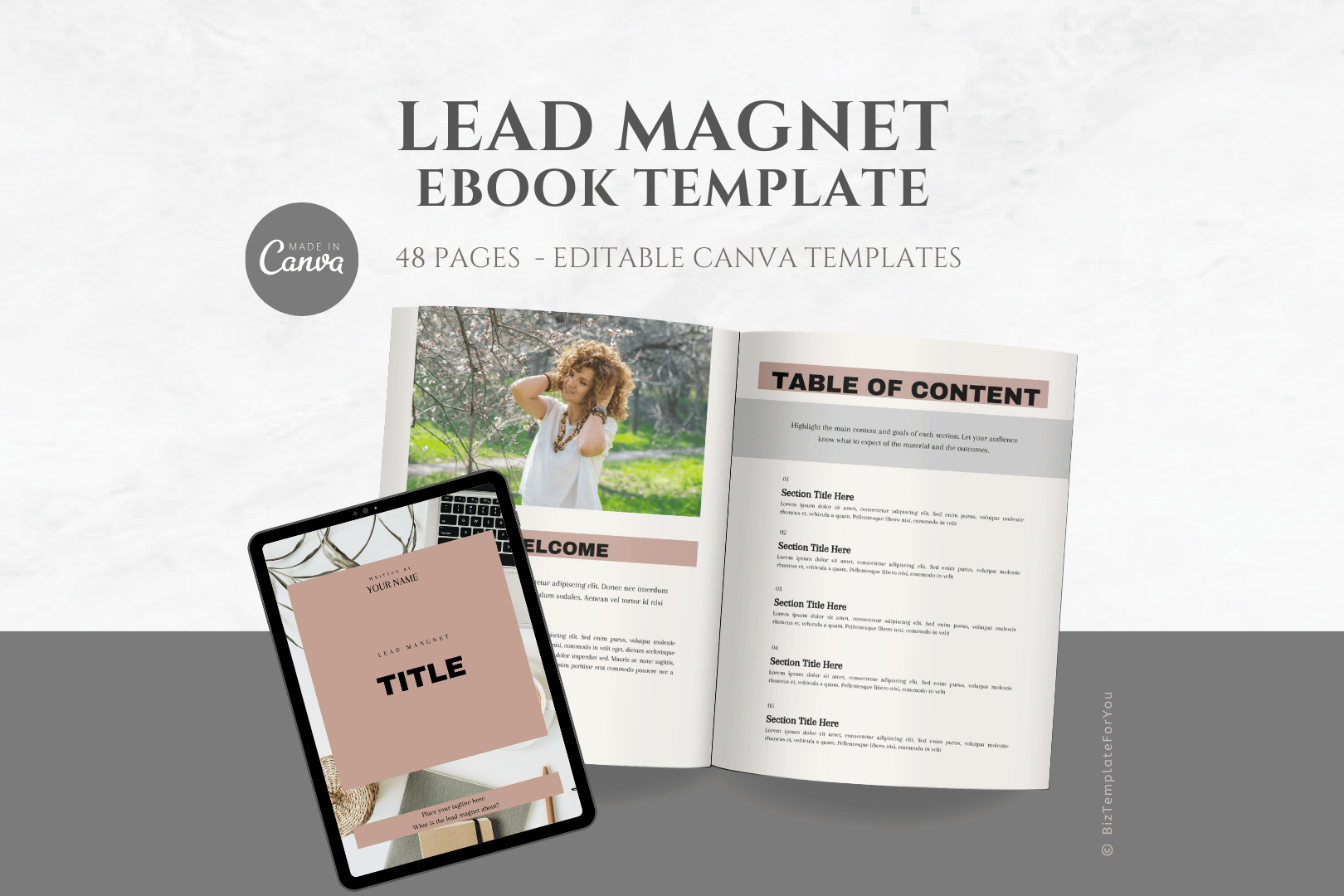 Editable Lead Magnet TemplateEditable Lead Magnet Template, Ebook ...