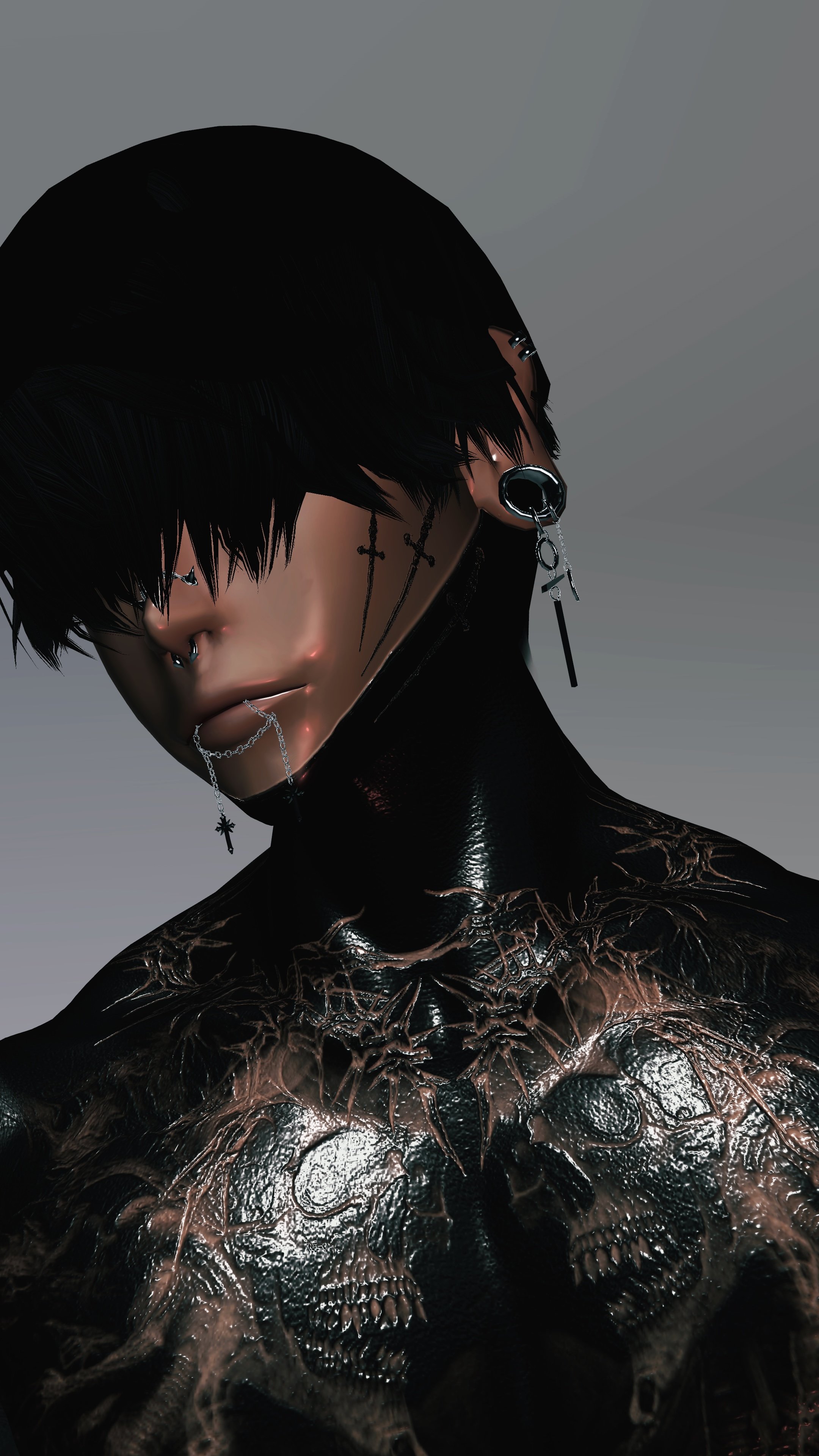 4K DEMONIC MALE HEAD TEXTURE - DEAN/MIKE - Payhip