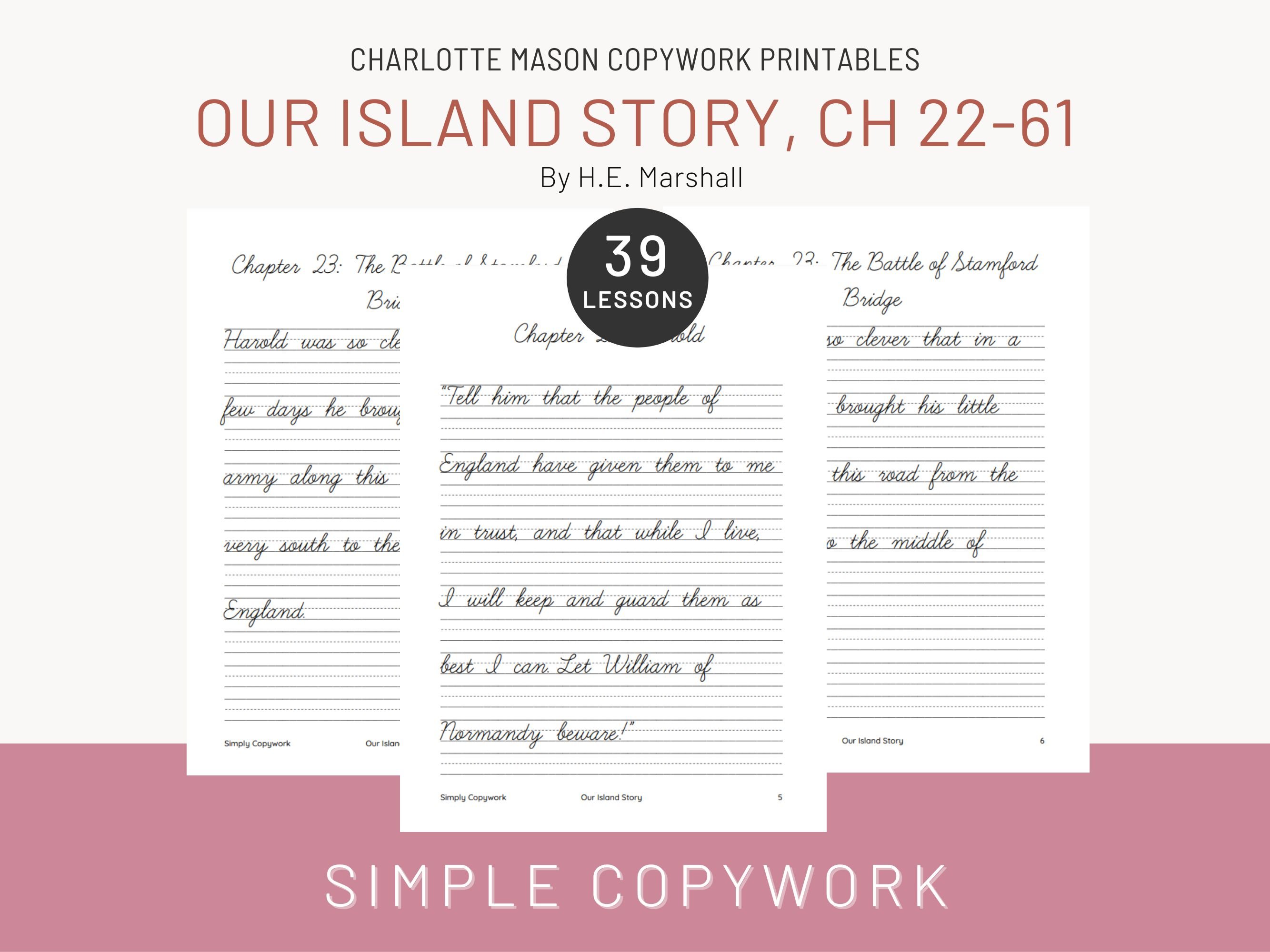 Our Island Story ch. 22-61, 40 pt. CURSIVE