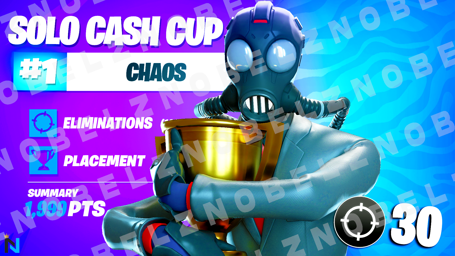 Fortnite Thumbnail - Chaos Cash Cup - Payhip