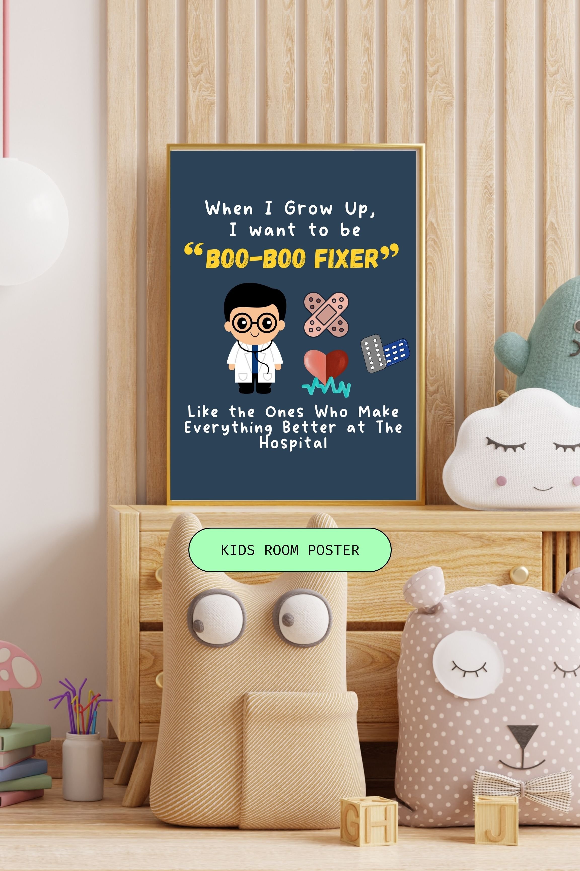 Boo Boo Fixer, Kids Career Goals, Doctor Career Aspirations, Children's ...
