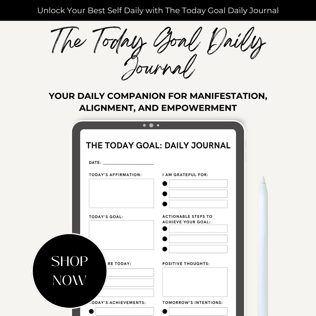The Today Goal Daily Journal - Instant Alignment! - Payhip