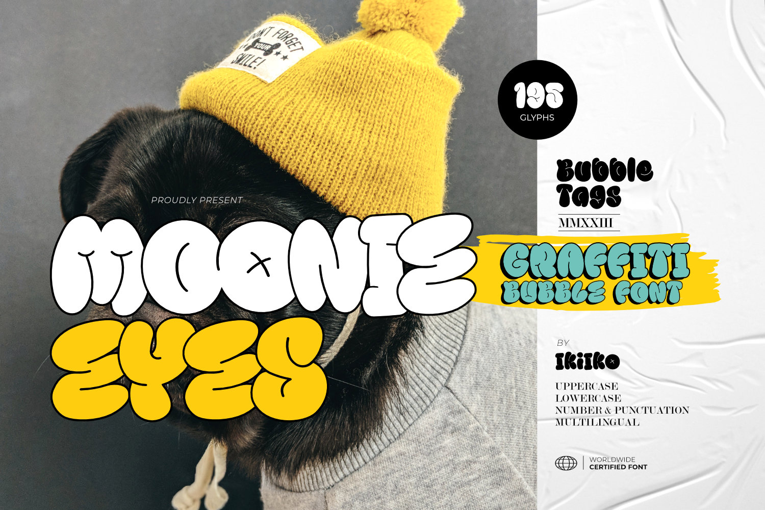 Moonie Eyes - Graffiti Bubble Font