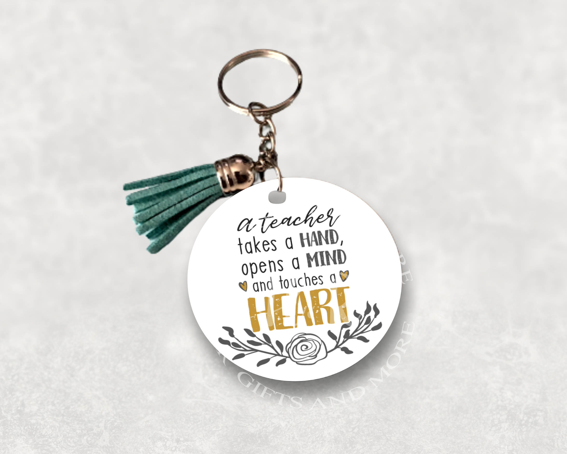 Teacher Quote MDF Keyring - Payhip
