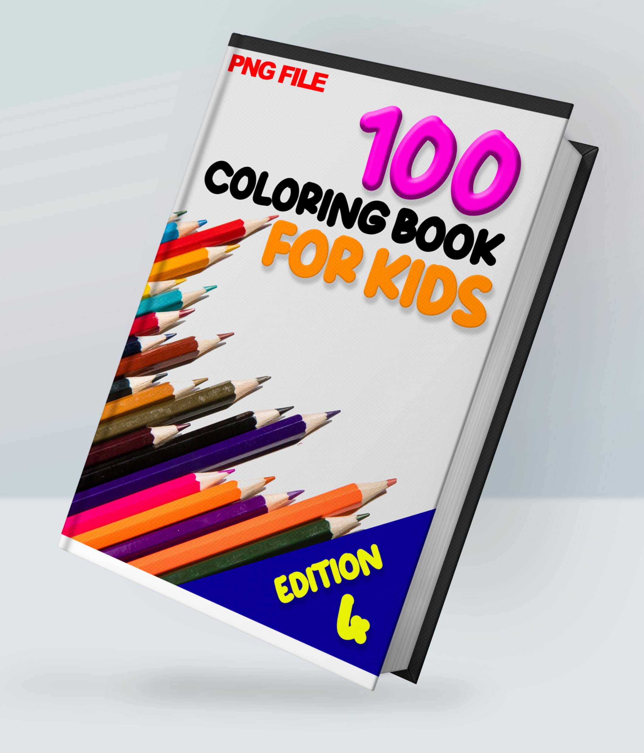 100 page coloring book for kids | edition 4 | 100 page PNG image ...