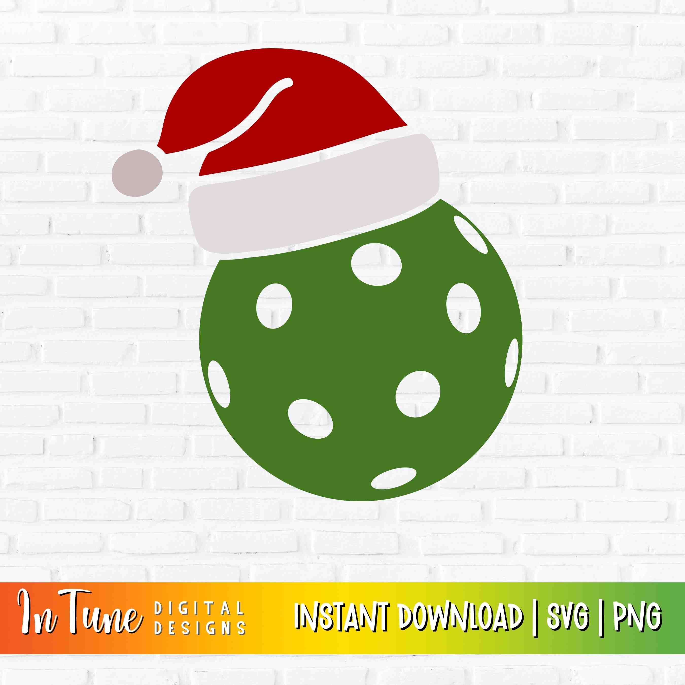 Pickleball with Santa Hat - Payhip