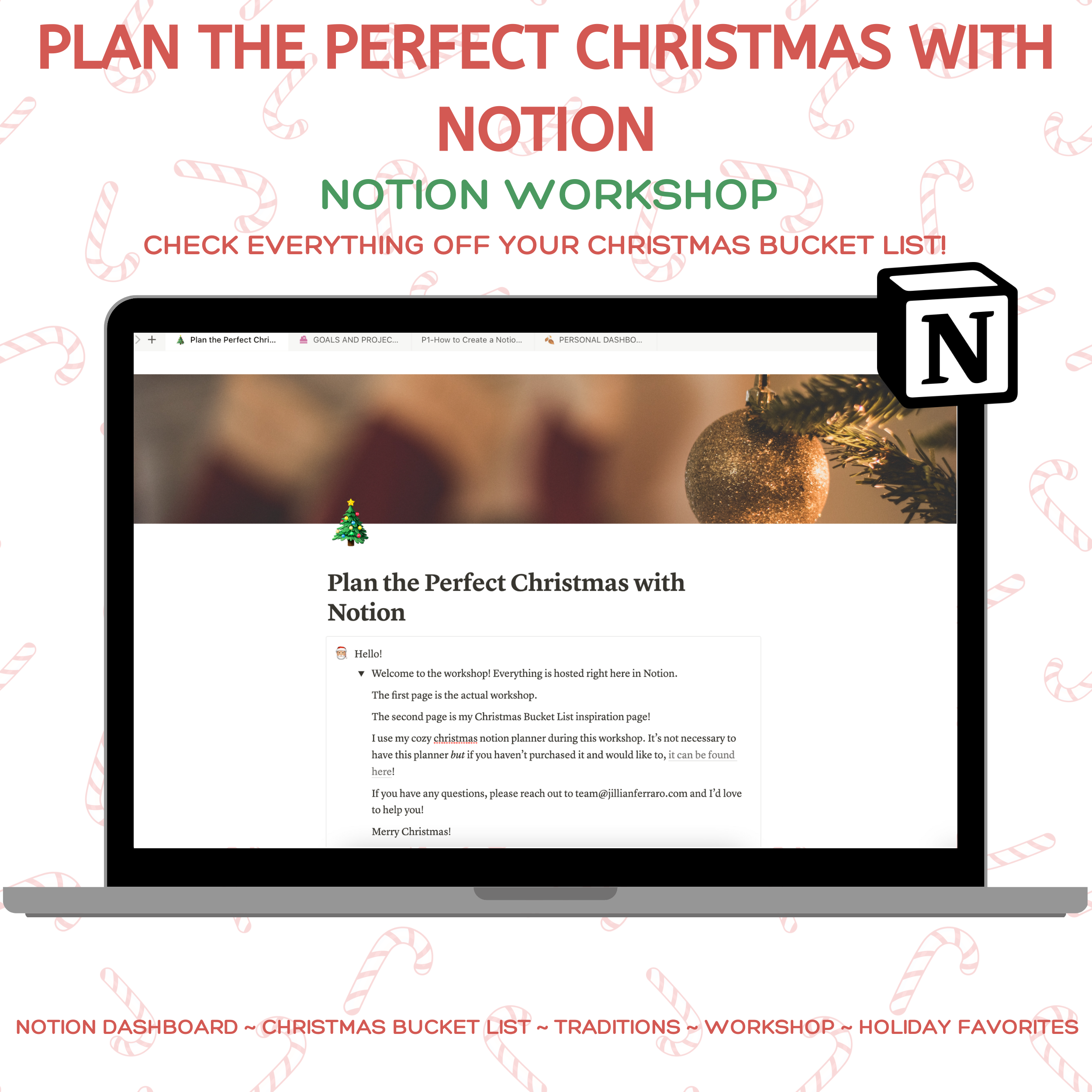 Plan Your Perfect Christmas with Notion Workshop - Payhip