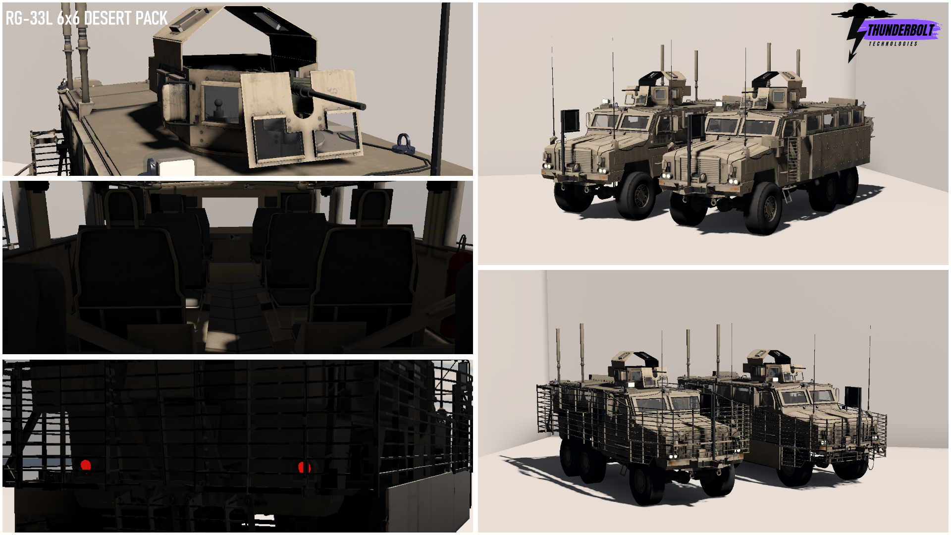 RG-33L 6x6 Desert Pack - Payhip