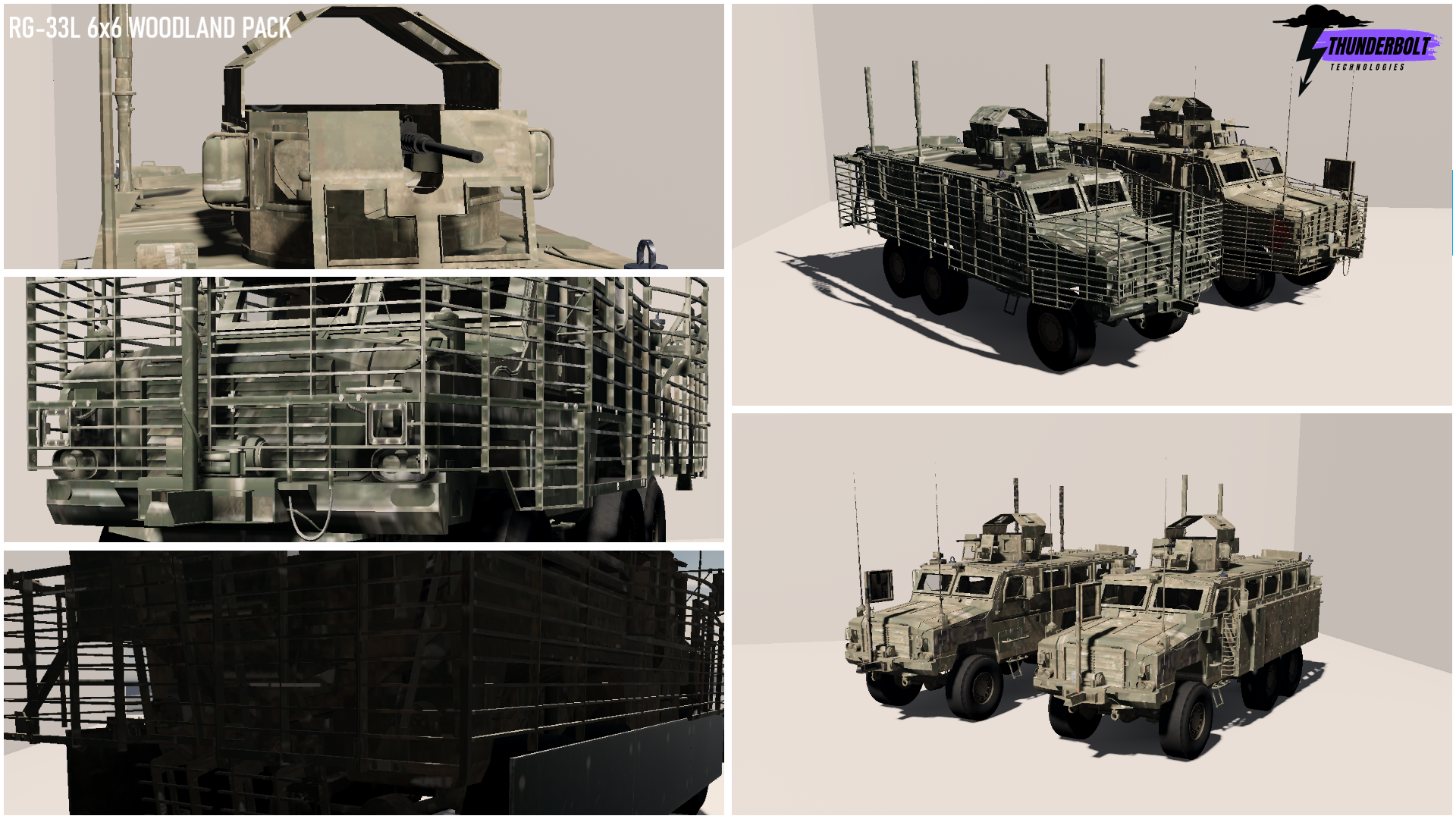 RG-33L 6x6 Woodland Pack - Payhip