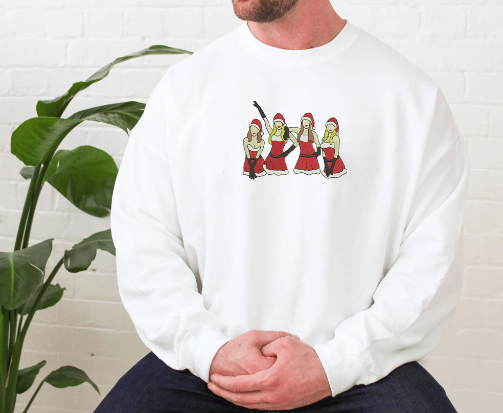 Merry Fetchmas Mean Girls Embroidery Designs Machine Embroidery Files ...