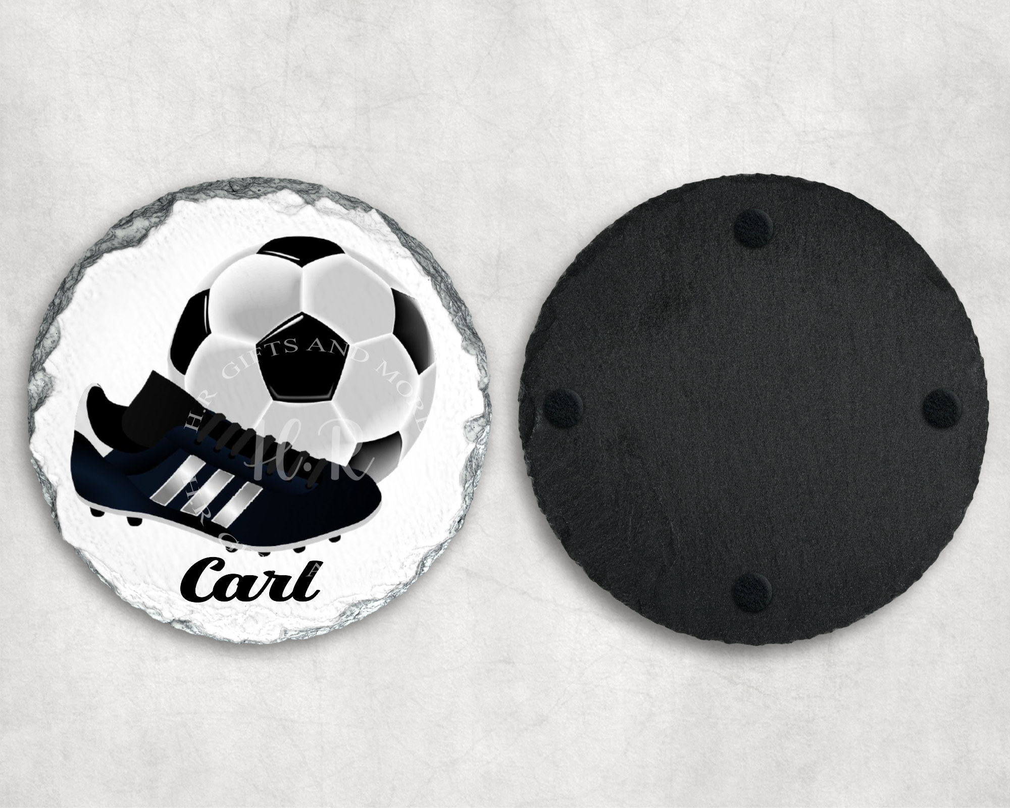 Personalised Football and Boot Coaster - Payhip