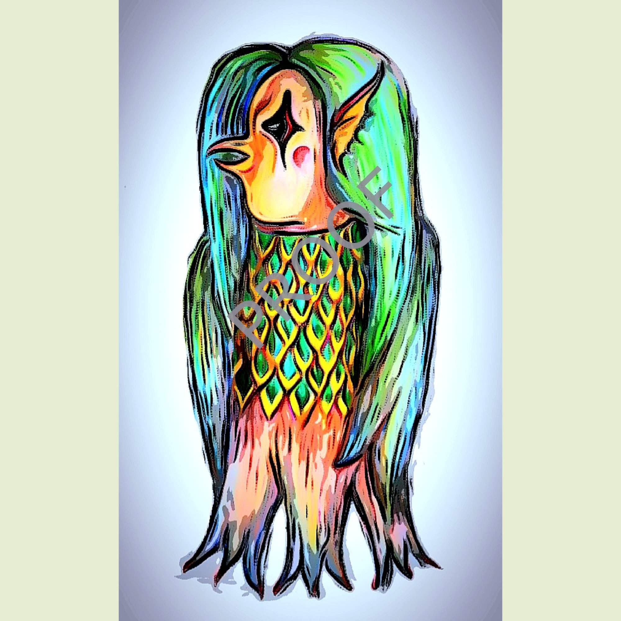 Amabie Printable Wall Art – Talisman Digital Art – Downloadable ...