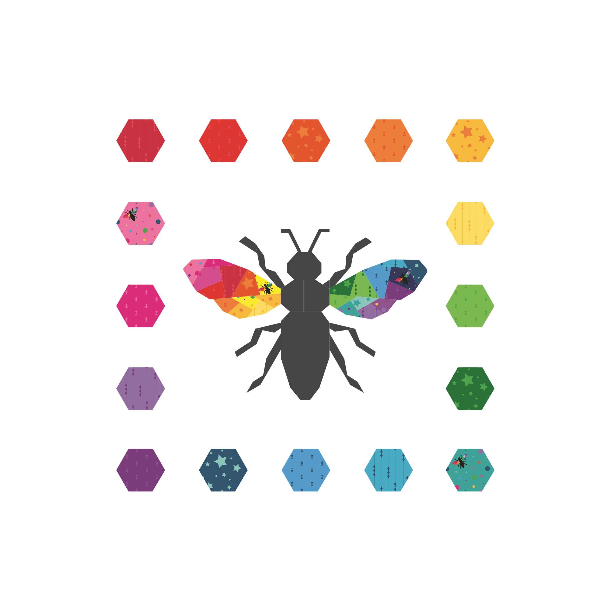 Hexie Bee Quilt Pattern - Payhip