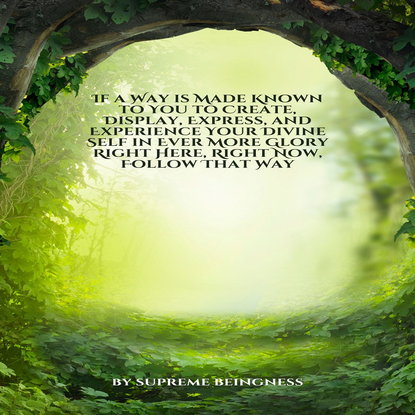 If a Way is Made Known to You to Create, Display, Express, and ...