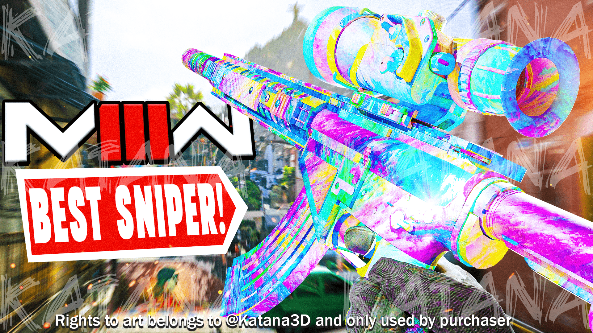 COD/Warzone Thumbnail - MWIII Best Sniper - Payhip