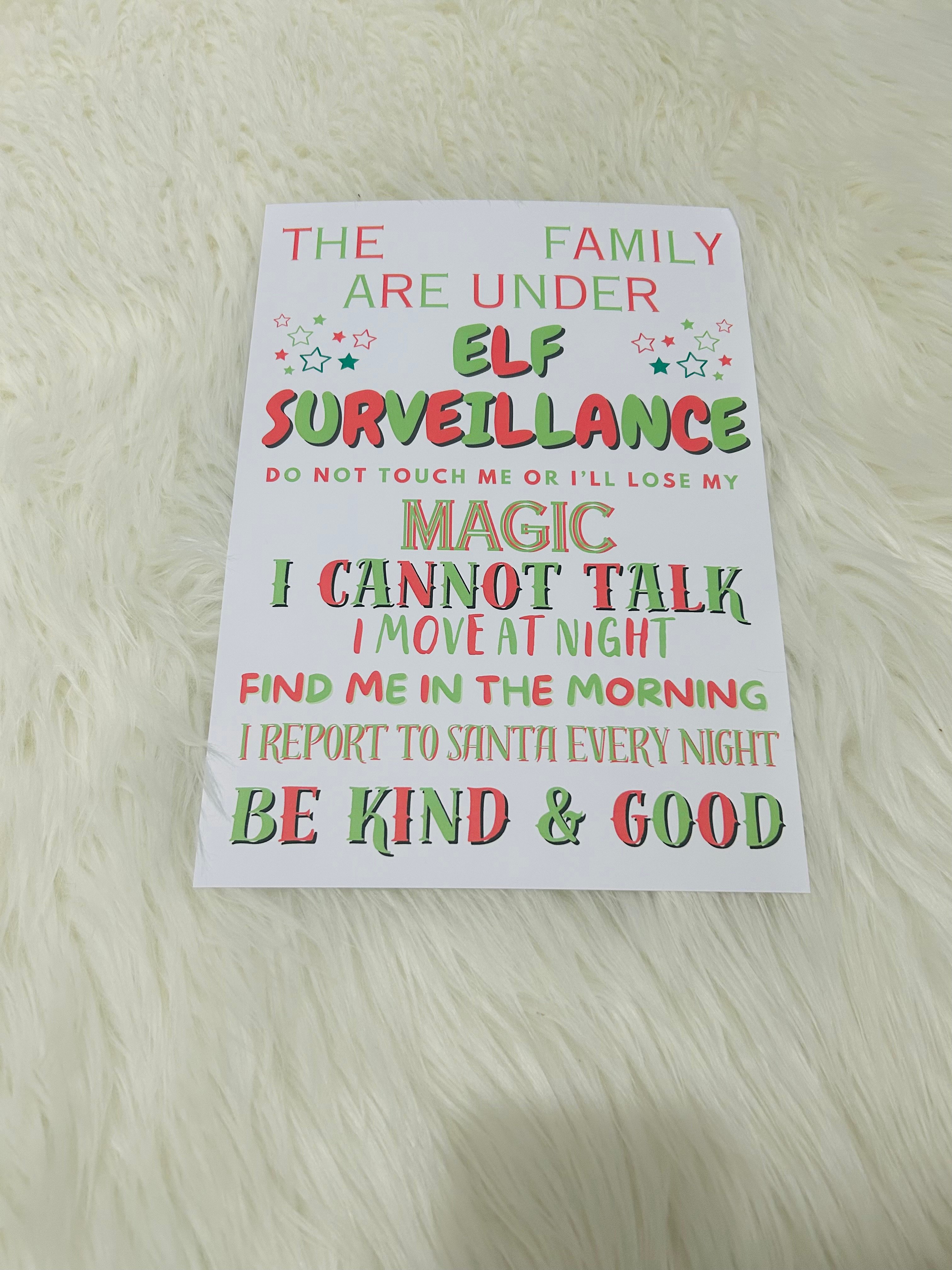 DIGITAL Elf Surveillance Print - Payhip