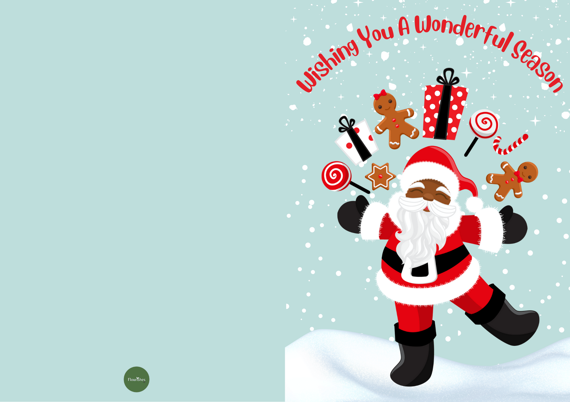 Father Christmas Card (A5) - Payhip