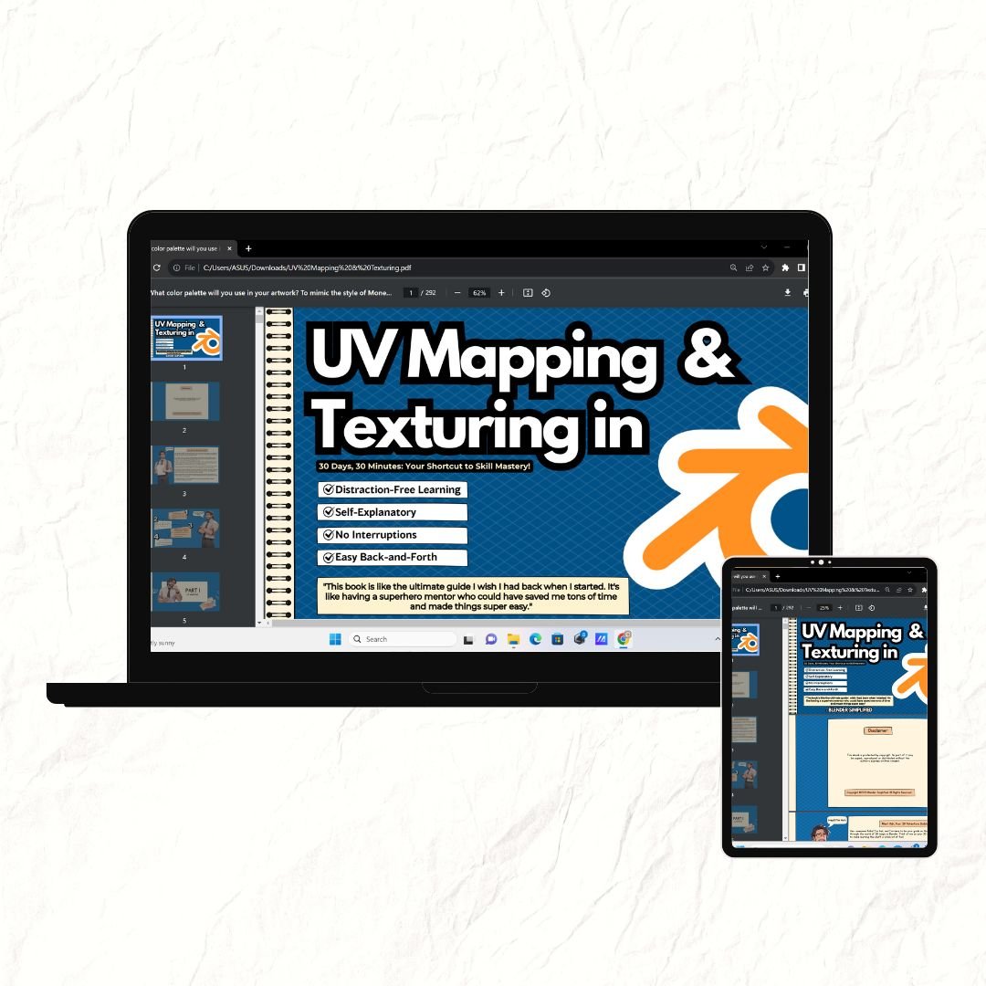UV Mapping & Texturing by Blender Simplified - Payhip