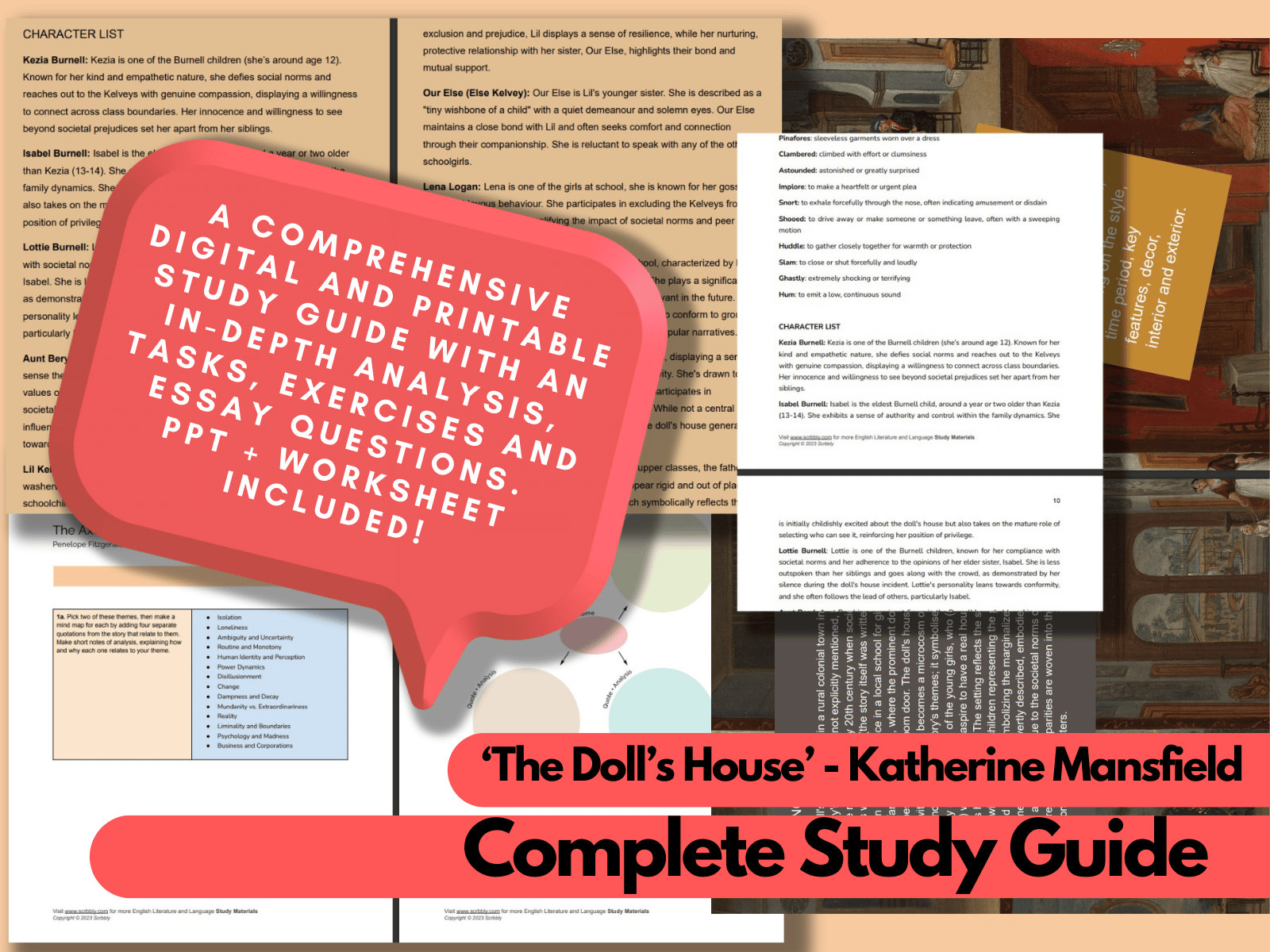 'The Doll's House' by Katherine Mansfield - Study Guide - Payhip