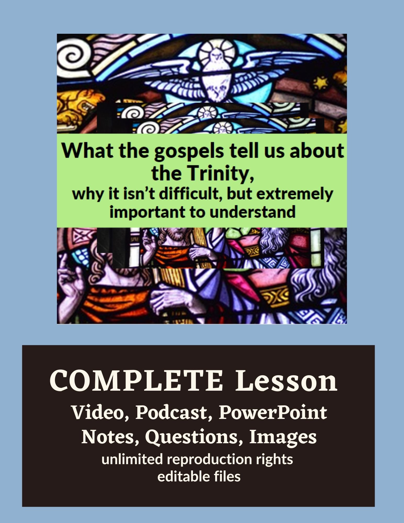 Bible805 Academy - The Trinity, essential to understand, not nearly as ...