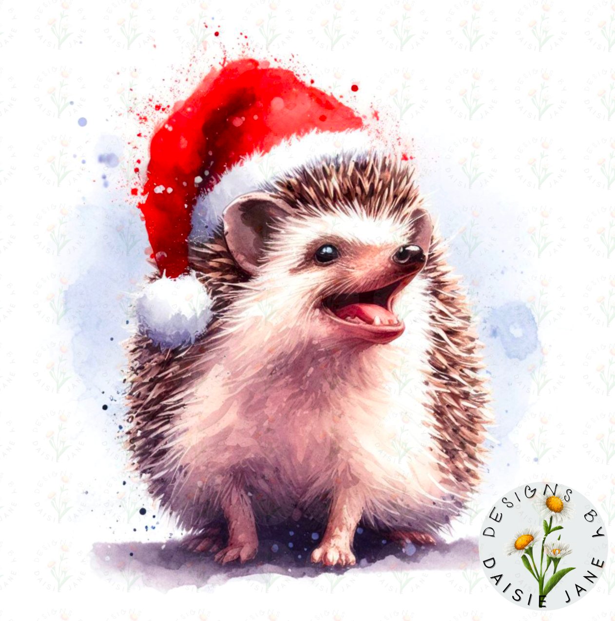 Happy Christmas Hedgehog - Payhip