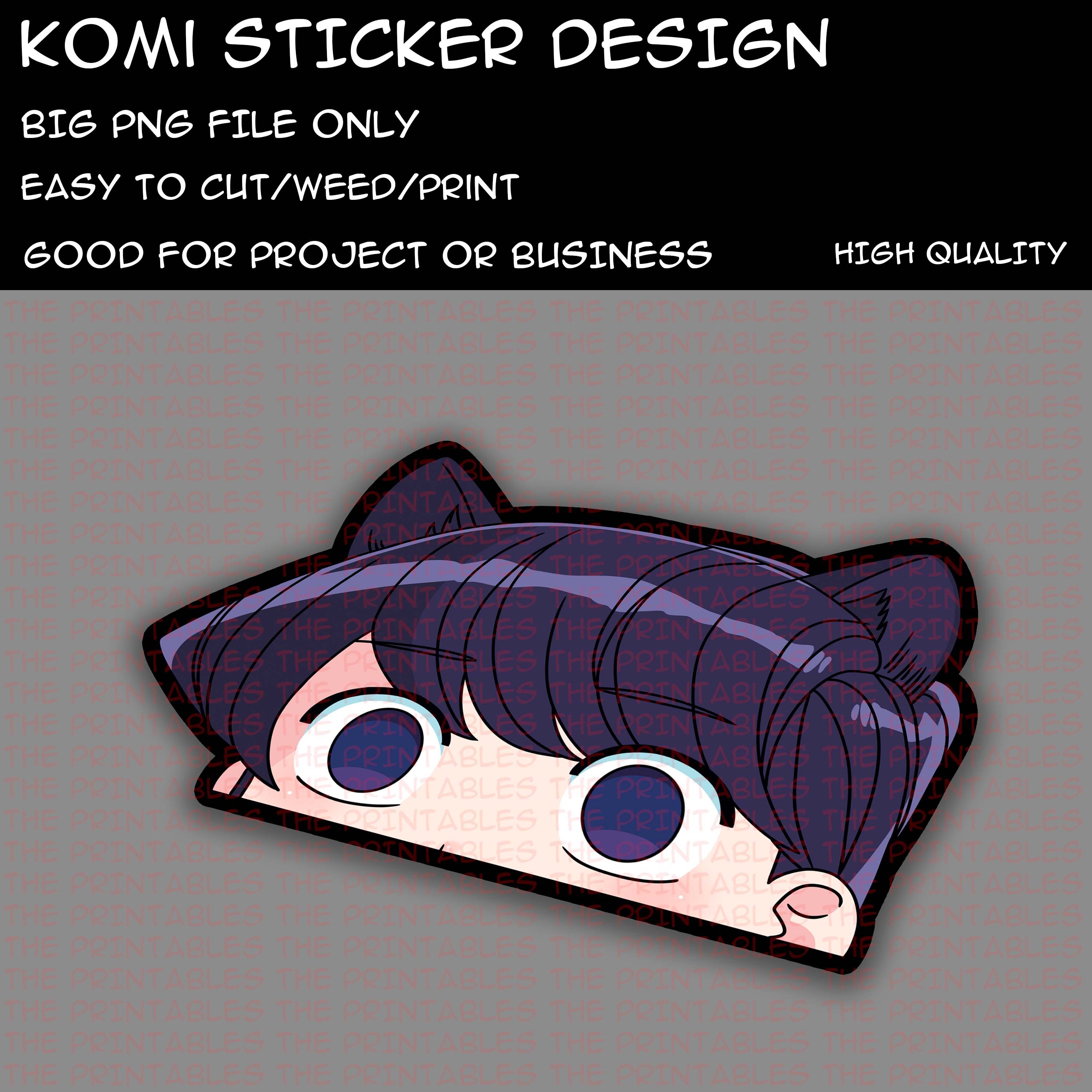Komi sticker design - Payhip