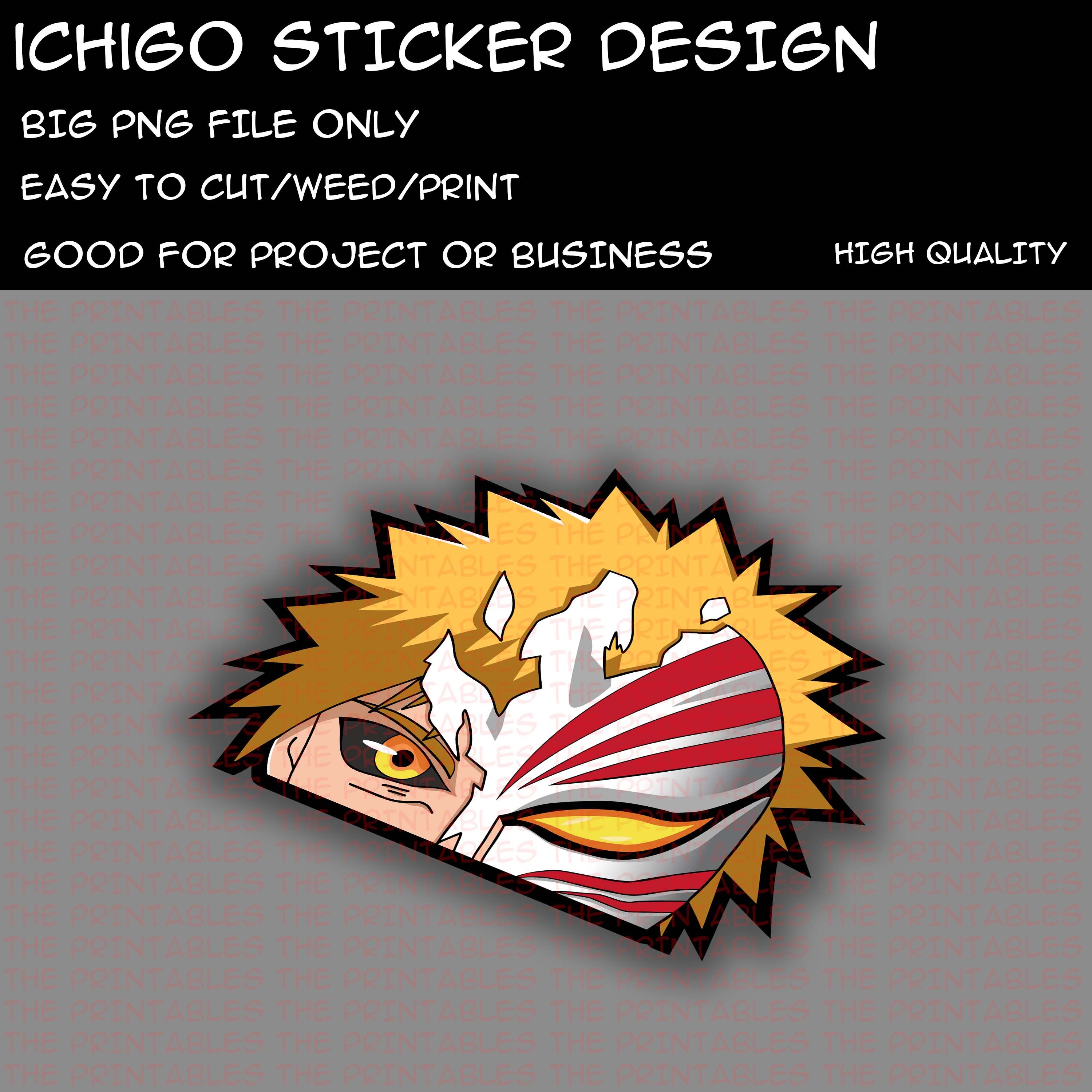 Ichigo sticker design - Payhip