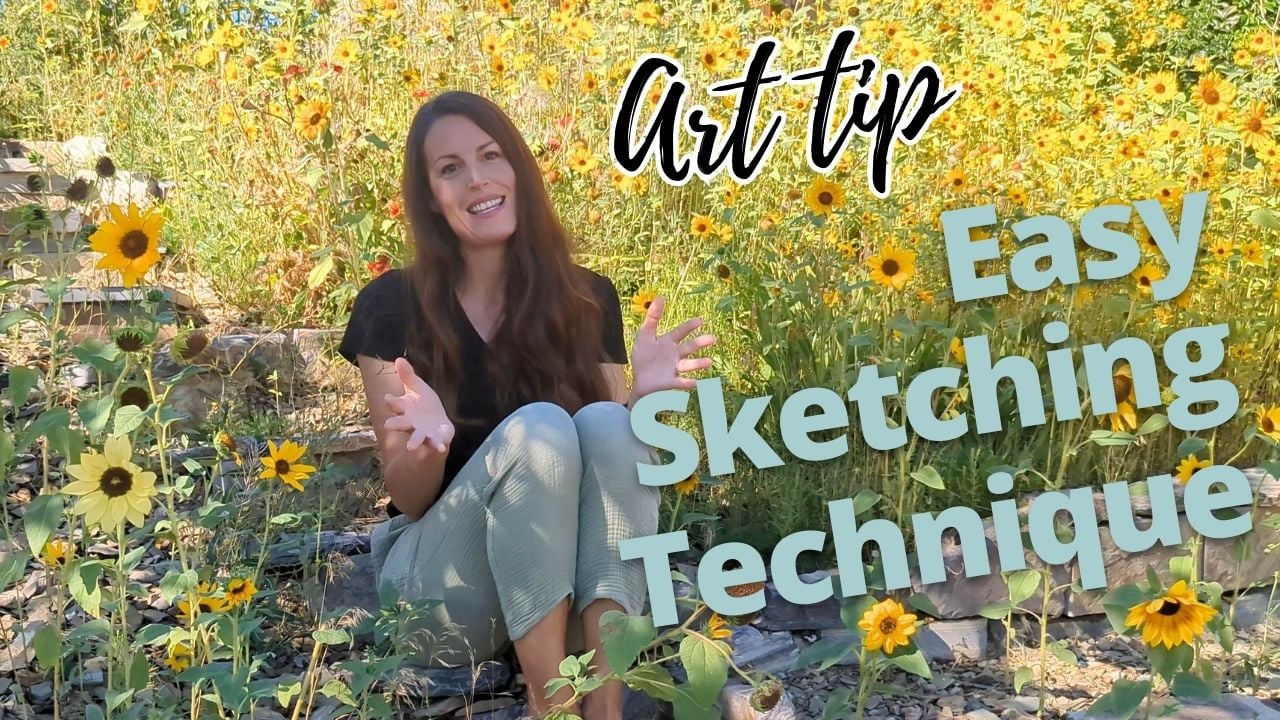 Easy Sketching Technique for Painting