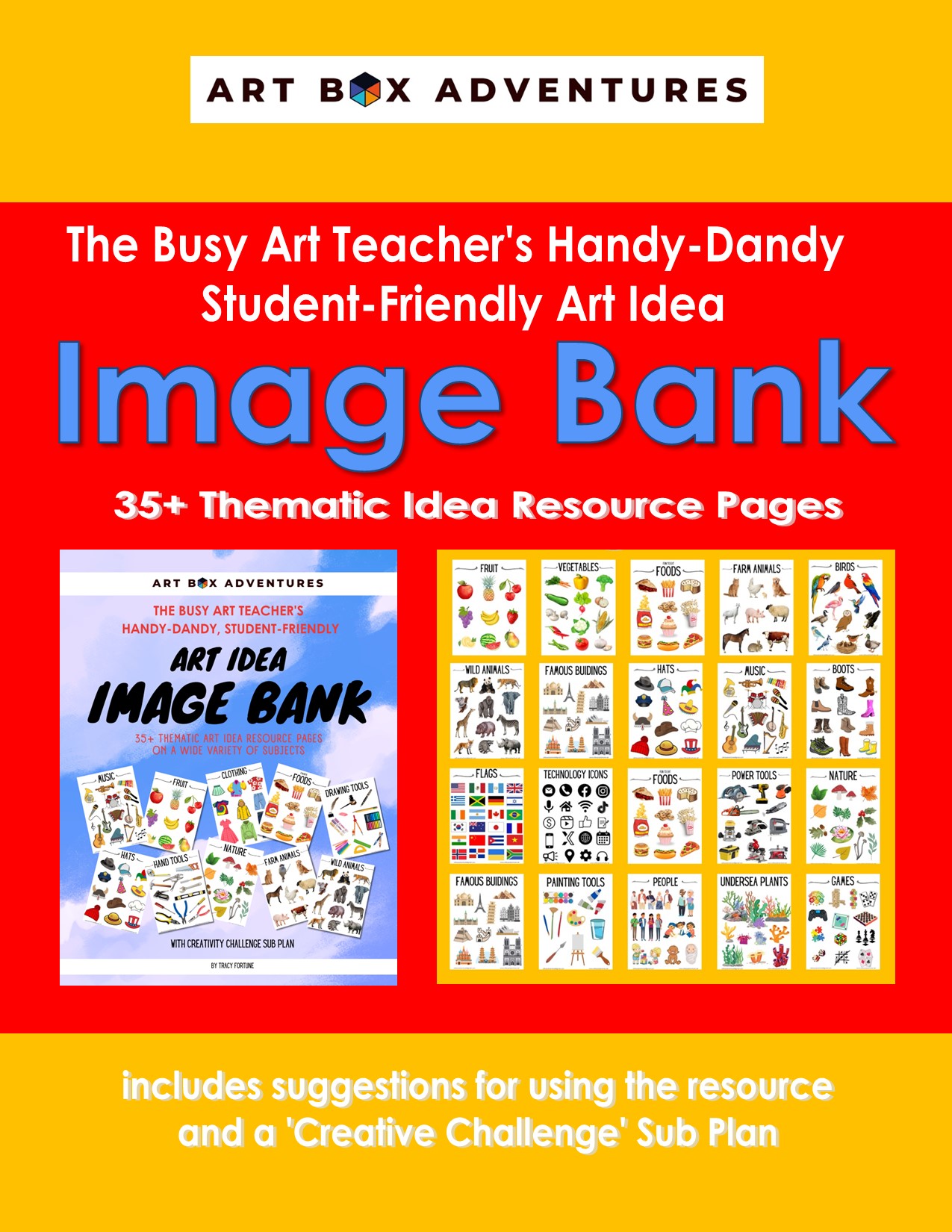 The Busy Art Teacher's Handy-Dandy Student-Friendly Image Bank With 35 ...