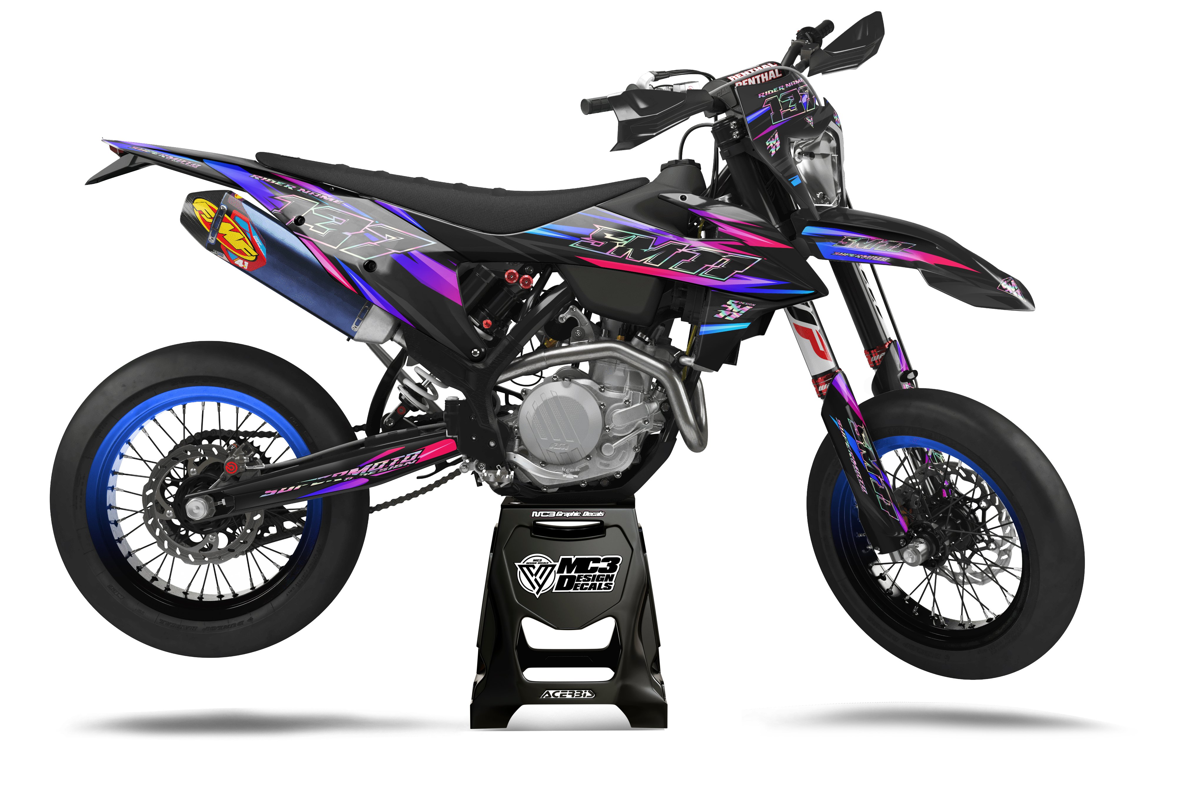 Bold & Stylish Graphics for KTM SXF/EXC 450 (2023-2024) – Built to Perform