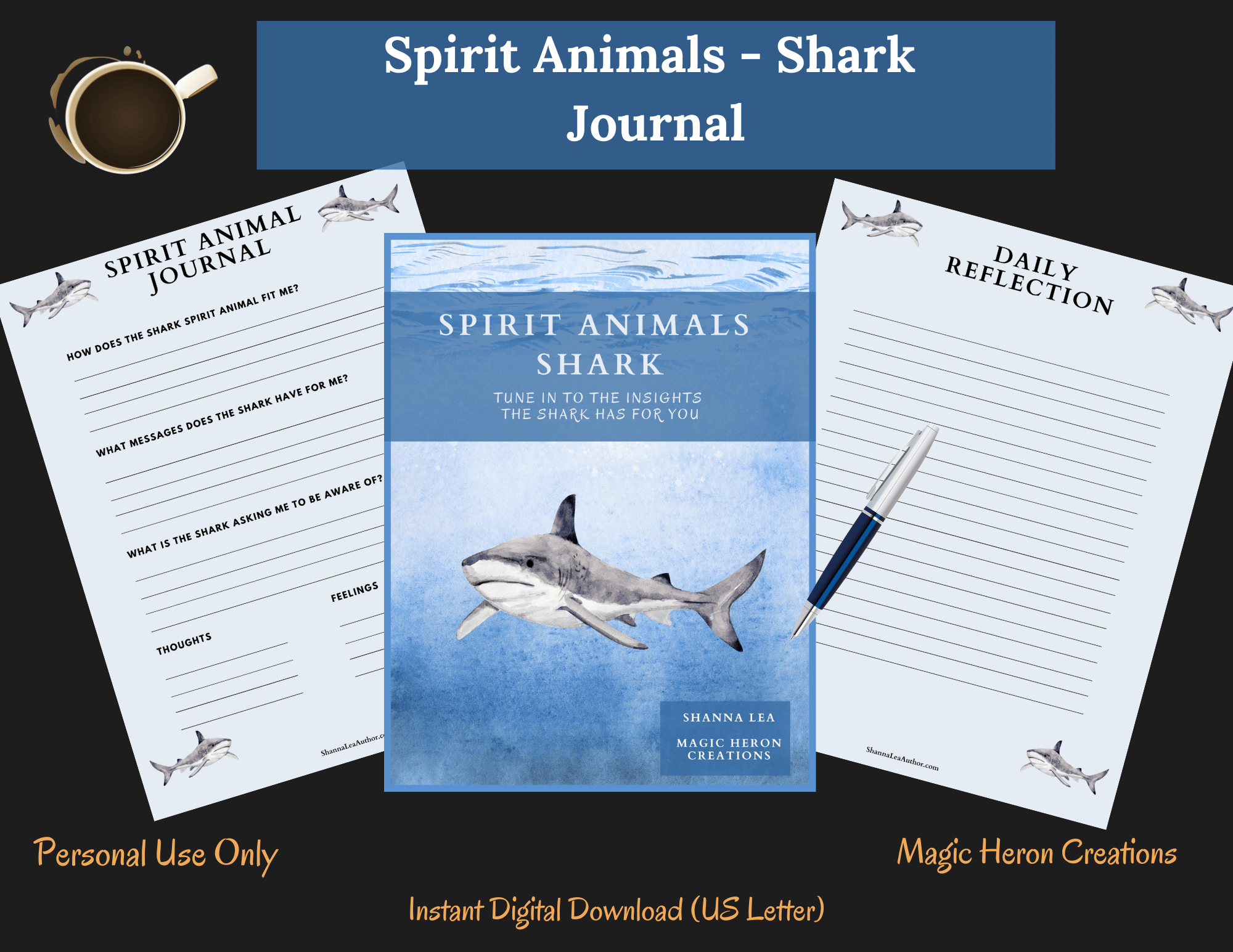 SPIRIT ANIMAL SHARK, Animal Guide Totem Meanings, Spirit Companion ...