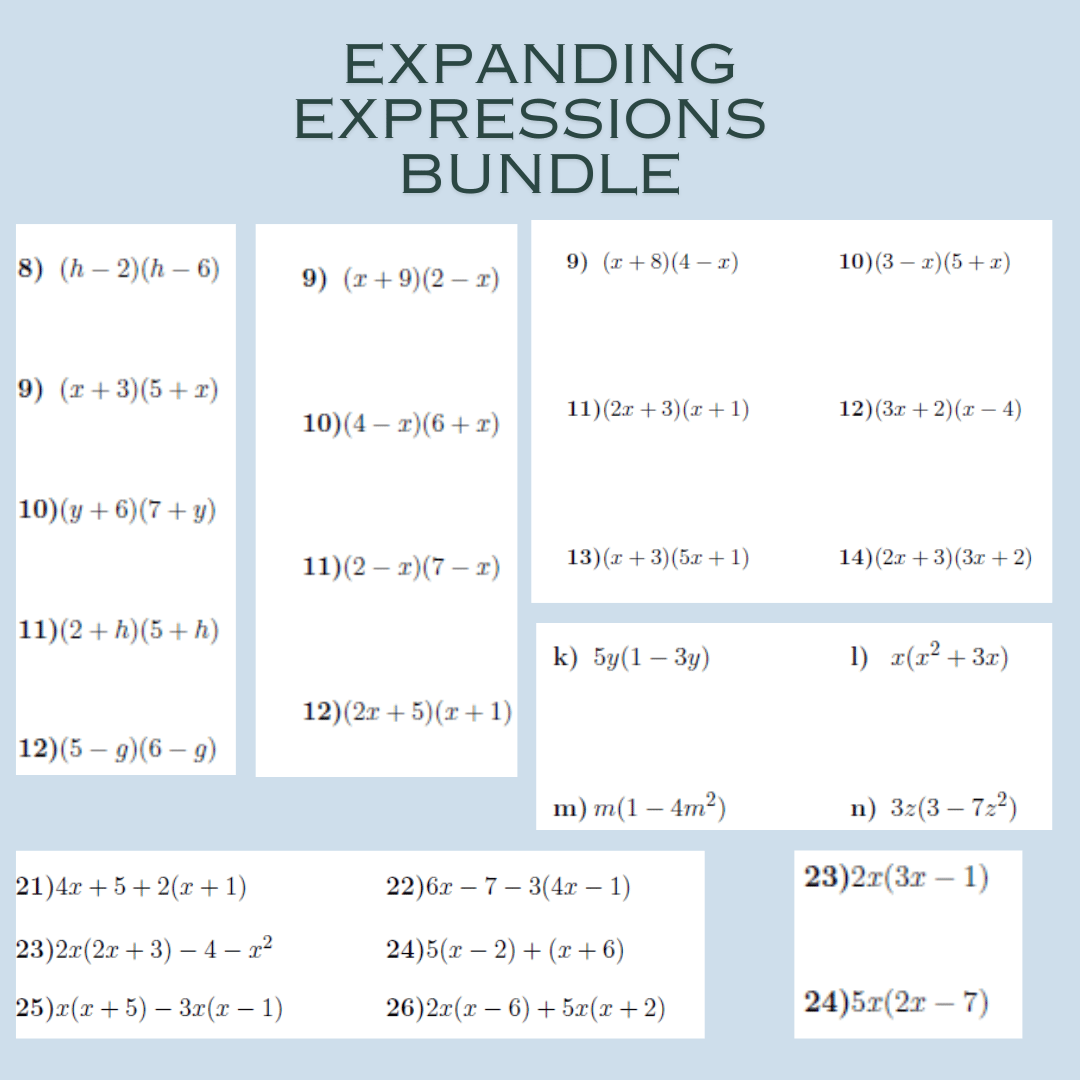 Expanding expressions Bundle