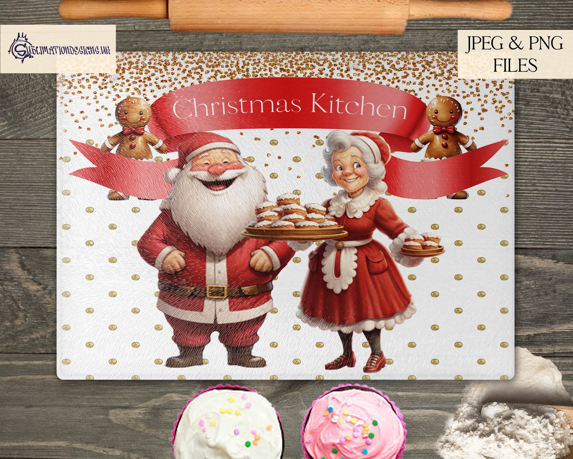 Santa's Kitchen Designs Set of 8 - Payhip